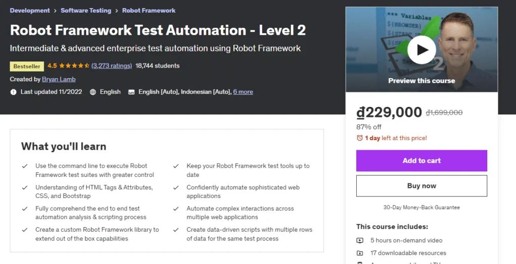 [share] Robot Framework Test Automation Level 2