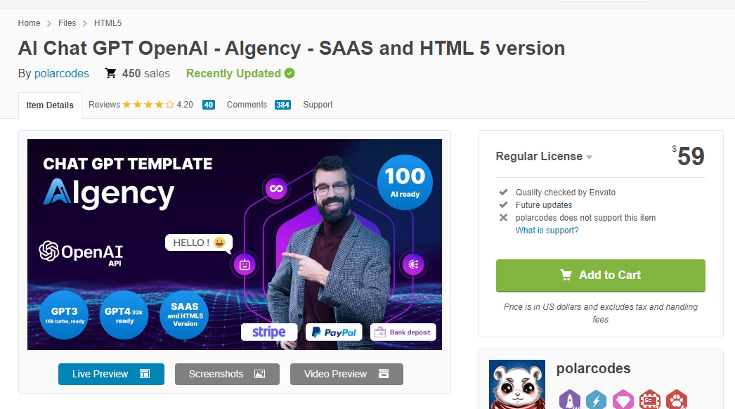 [SHARE] AI Chat GPT OpenAI - AIgency - SAAS And HTML 5 Version