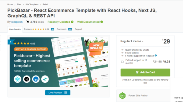 [SHARE] PickBazar - React Ecommerce Template With React Hooks, Next JS, GraphQL & REST API