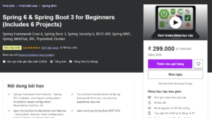 [SHARE] Spring 6 Spring Boot 3 For Beginners (Includes 6 Projects)