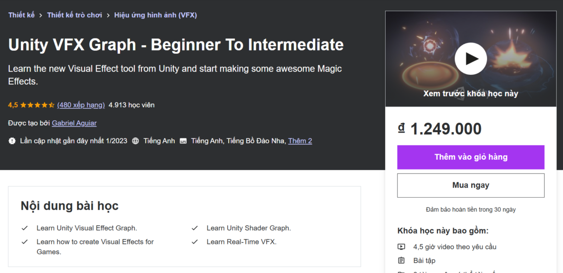 [SHARE] Unity VFX Graph - Beginner To Intermediate