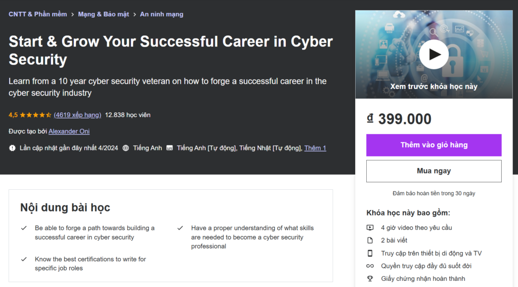 [SHARE] Career In Cyber Security Start Grow Your Successful
