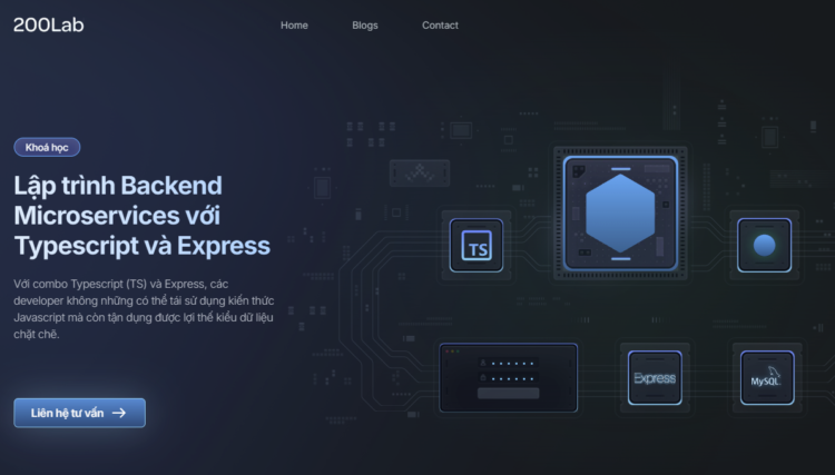 [SHARE] Khóa Học Lập Trình Backend Microservices Với Typescript Và Express - 200lab
